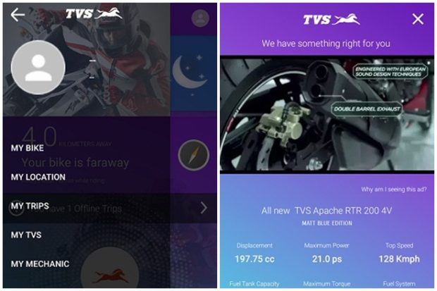 TVS launches IRIDE mobile app for Android smartphones - Bike News | The ...