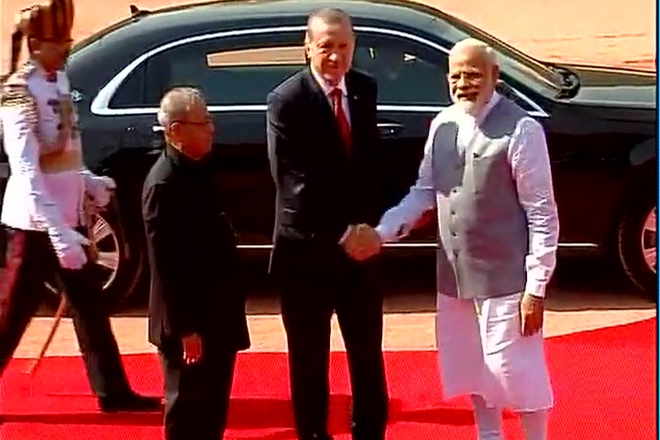 Turkish President Recep Tayyip Erdogan meets PM Narendra Modi ...