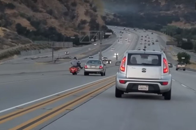 Watch video: Biker and car road rage incident with an outcome you ...