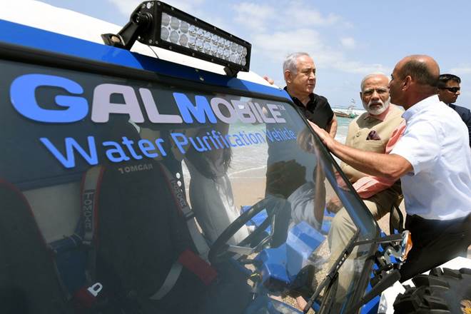 Narendra Modi Israel visit: Beach bromance for PM and Benjamin ...