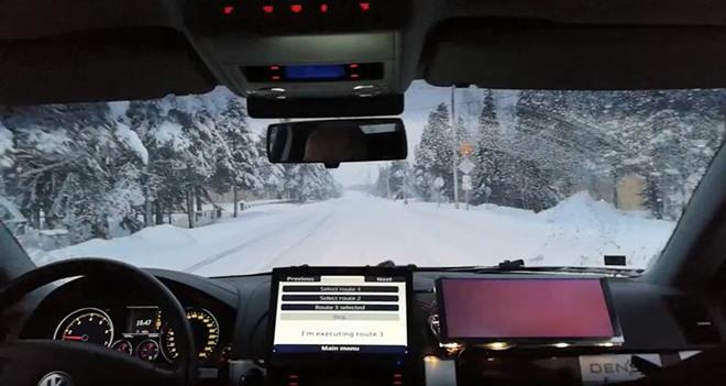 First self-driving car to tackle snow and slippery surfaces developed ...