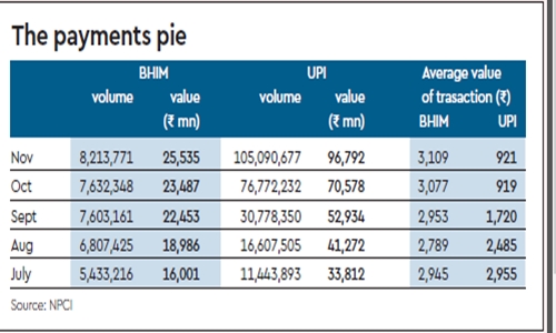BHIM’s UPI volume share falls to 8 pct from 47 pct, but see how value ...