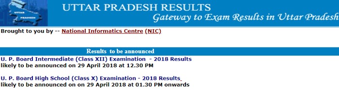 UP Board Result 2018 Class 10th, 12th: From date to time to official ...