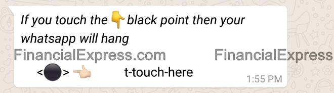 Beware! Don’t tap on this jokey WhatsApp ‘hang’ message to prevent ...