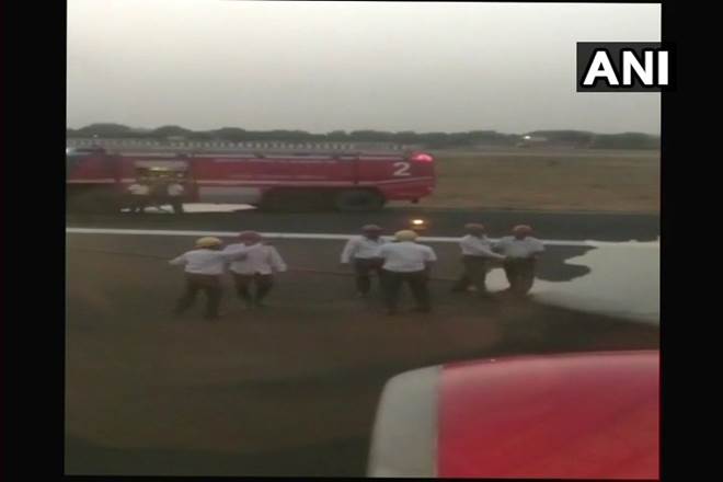 Tyre of Spicejet Ahmedabad-Bangkok flight bursts during takeoff ...