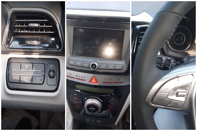 Mahindra XUV300 interior revealed in production-guise: Maruti Vitara ...