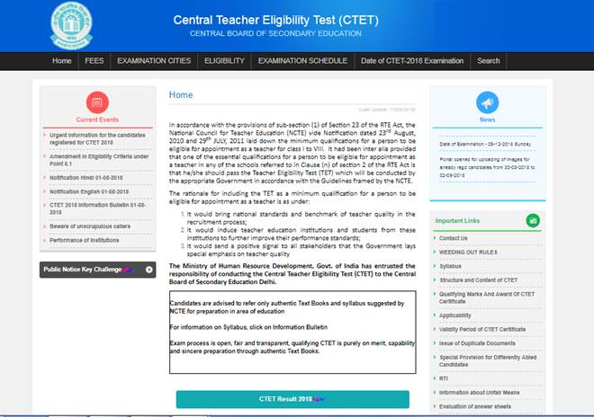 CTET result 2018 declared at ctet.nic.in; check, download your scorecard now - Education News ...