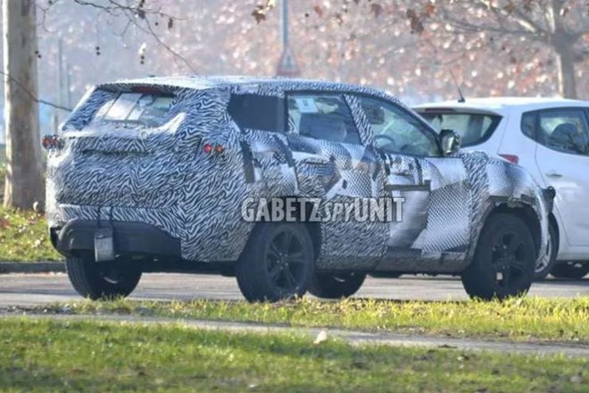 Tata Harrier’s seven-seat version H7X spied in Italy: India launch ...