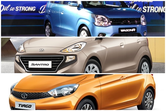 New Wagon R Vs 2018 Santro Vs Tata Tiago : पावर, प्राइस और फीचर्स में ...