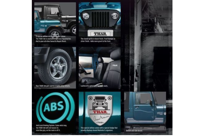 Mahindra Thar Signature Edition Launched in India: Only 700 will be ...