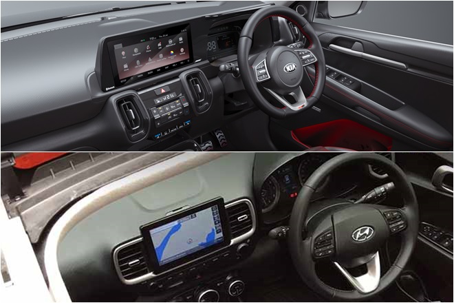 Kia Sonet vs Hyundai Venue: Engine, gearbox, features of both ...