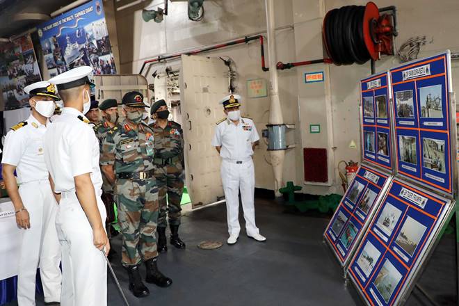 With focus on Interoperability, high intensity tri-services drills ...