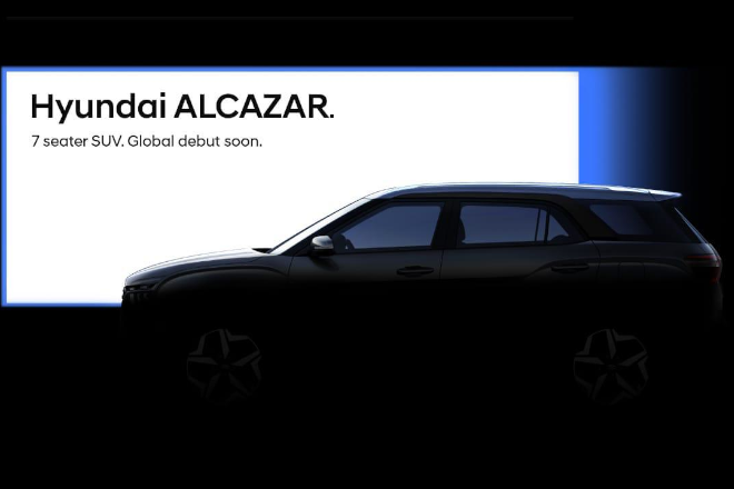 First images of Hyundai Alcazar interior and exterior revealed via ...